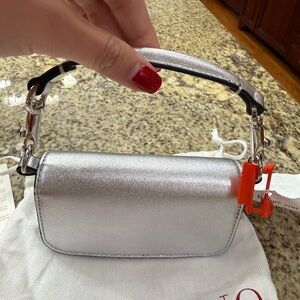 Valentino | Bags | Valentino Metallic Silver Mini Bag | Poshmark